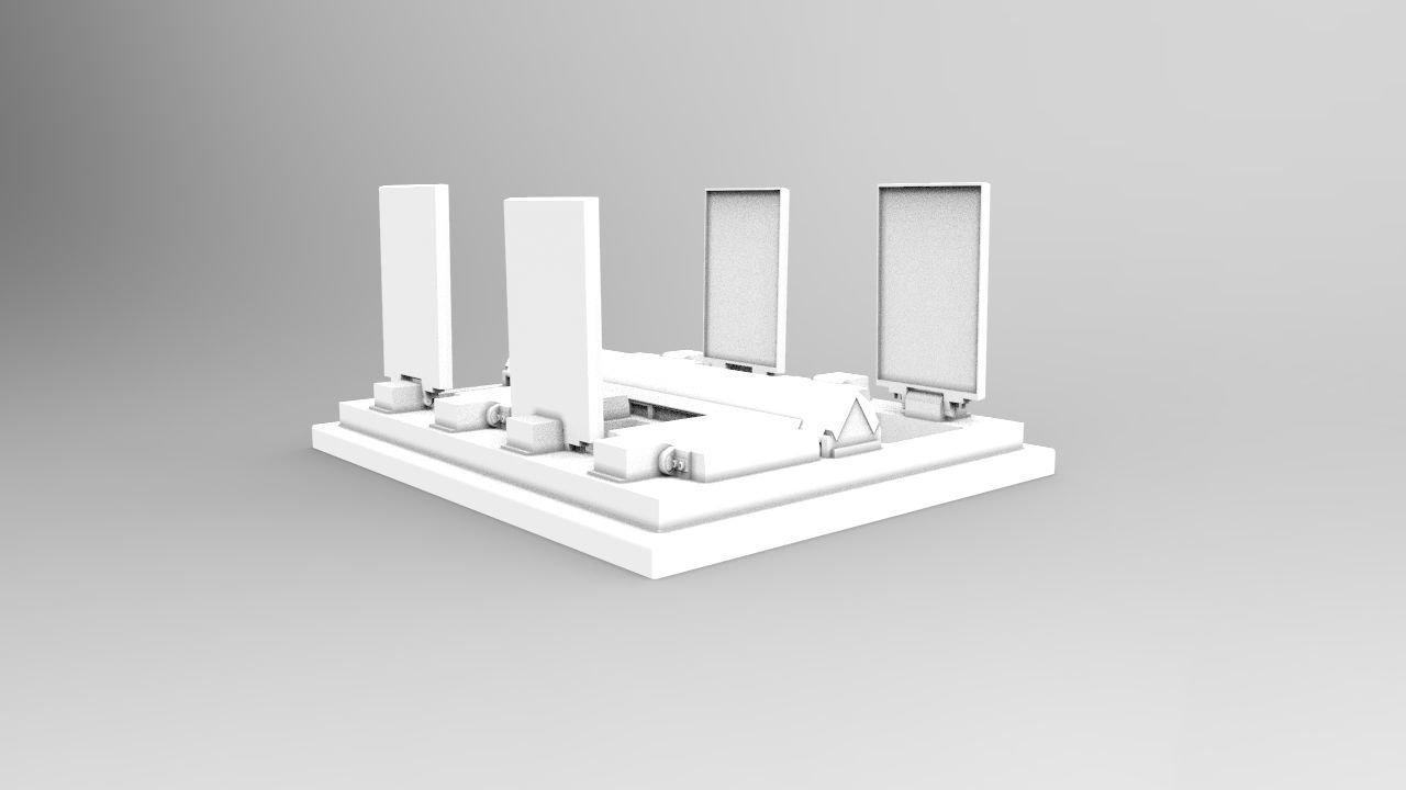 Vertical Launcher Missile Ship 3D model 3D printable | CGTrader