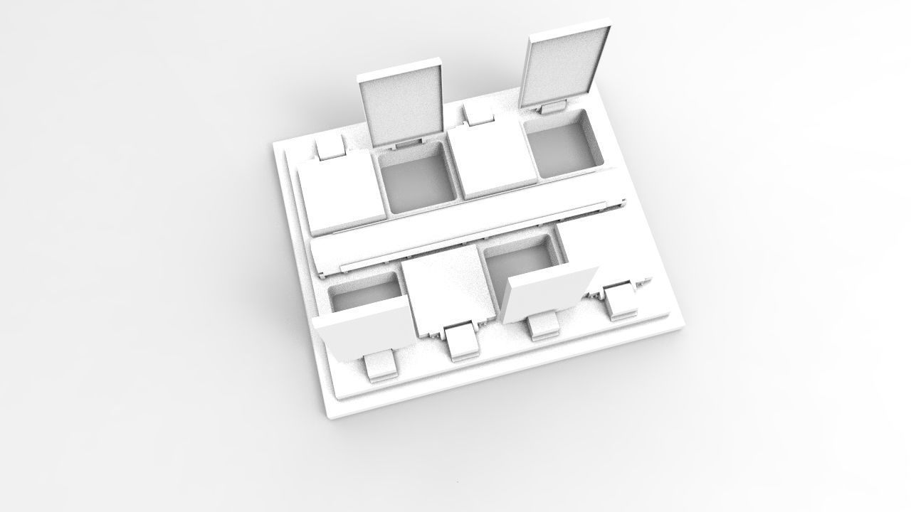 Vertical Launcher Missile Ship 3D model 3D printable | CGTrader