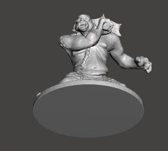 CAVE TROLL MINIATURE MODEL FOR FANTASY GAMES DND RPG 3D model 3D ...