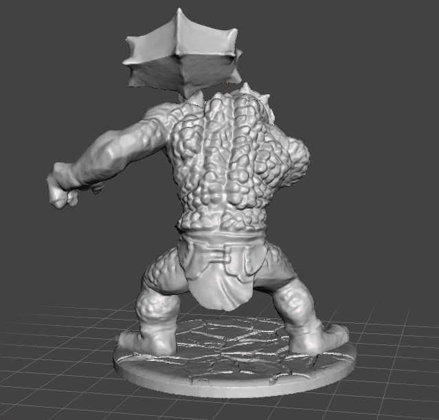 CAVE TROLL MINIATURE MODEL FOR FANTASY GAMES DND RPG 3D model 3D ...