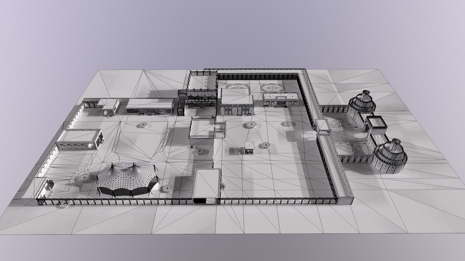 3D model Al ain museum VR / AR / low-poly | CGTrader