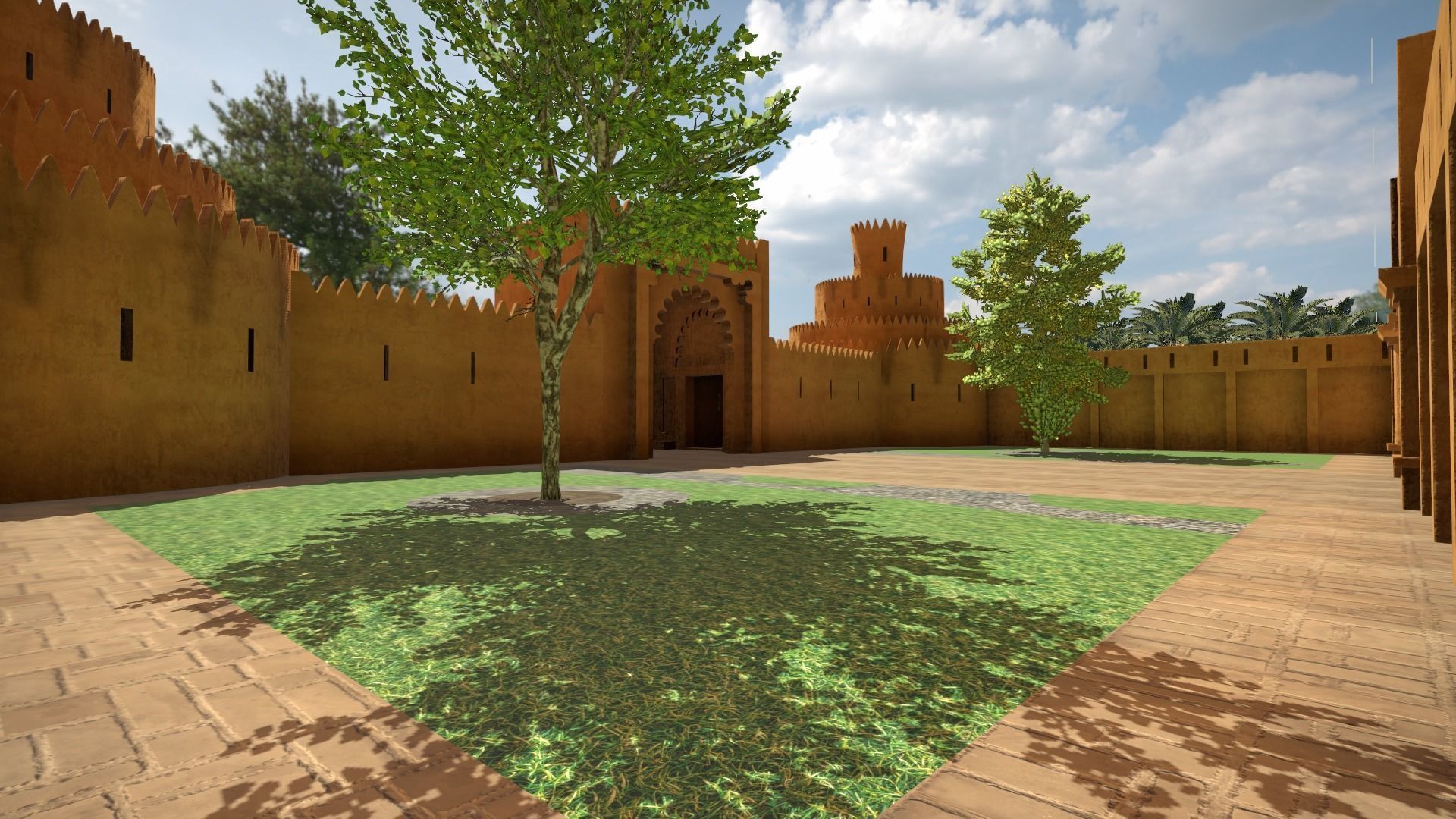 3D model Al ain museum VR / AR / low-poly | CGTrader