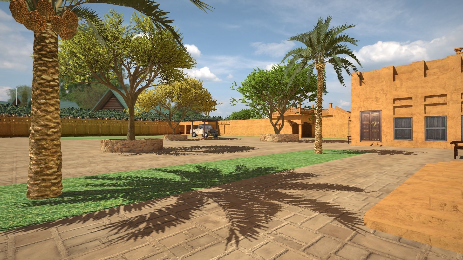 3D model Al ain museum VR / AR / low-poly | CGTrader