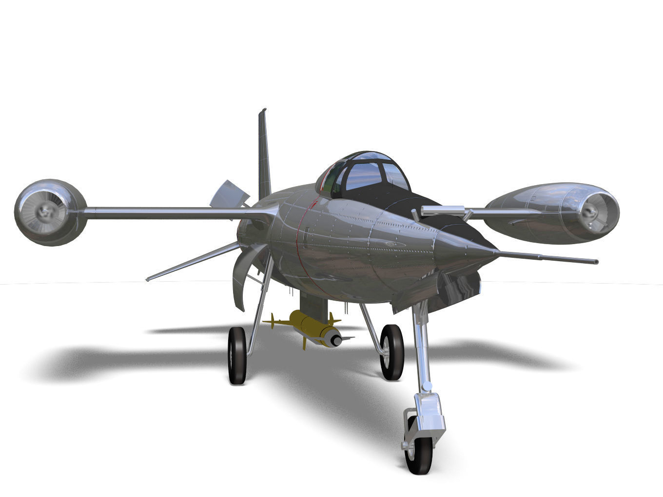 SNCASO SO9000 Trident 3D model | CGTrader