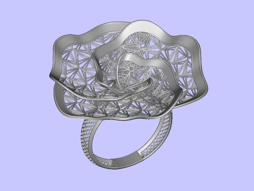 Filigree Turkish Ring free 3D model 3D printable | CGTrader