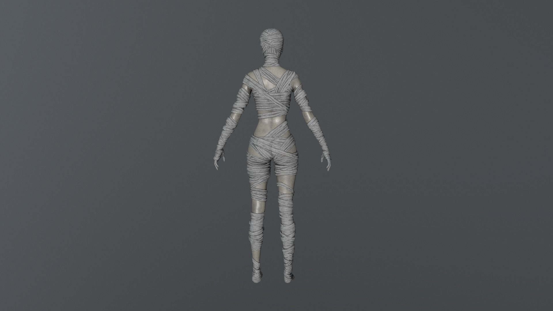 3D model Mummy Female 2 VR / AR / low-poly | CGTrader