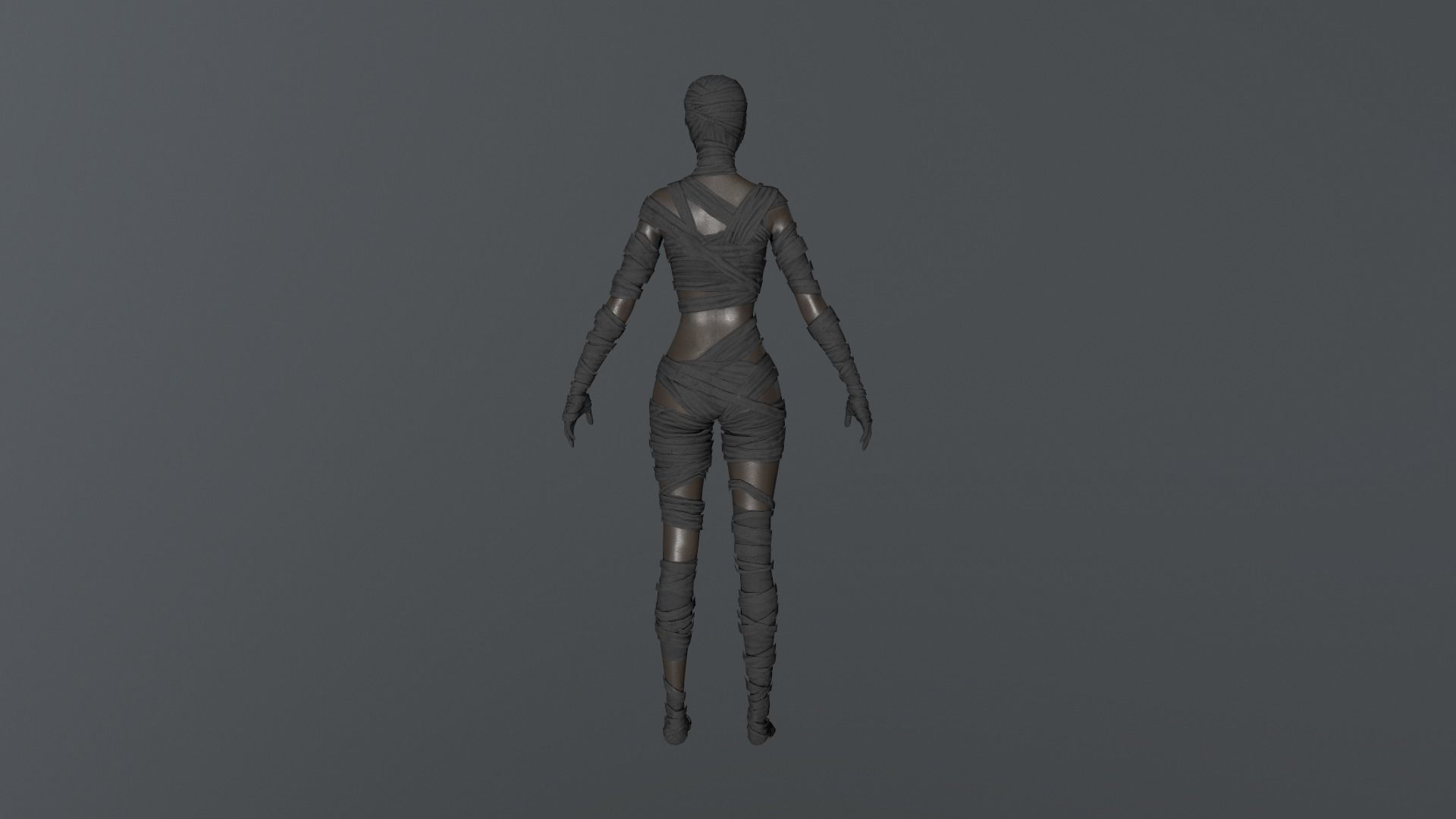 3D model Mummy Female 2 VR / AR / low-poly | CGTrader