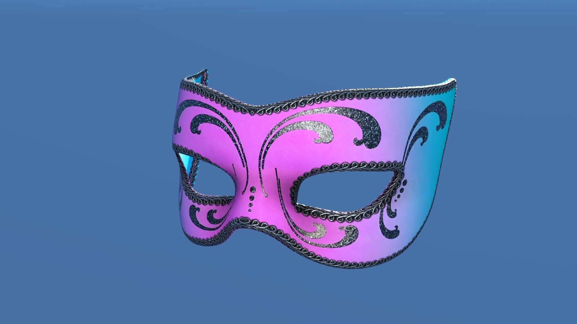 Fun mask carnival 3D model | CGTrader