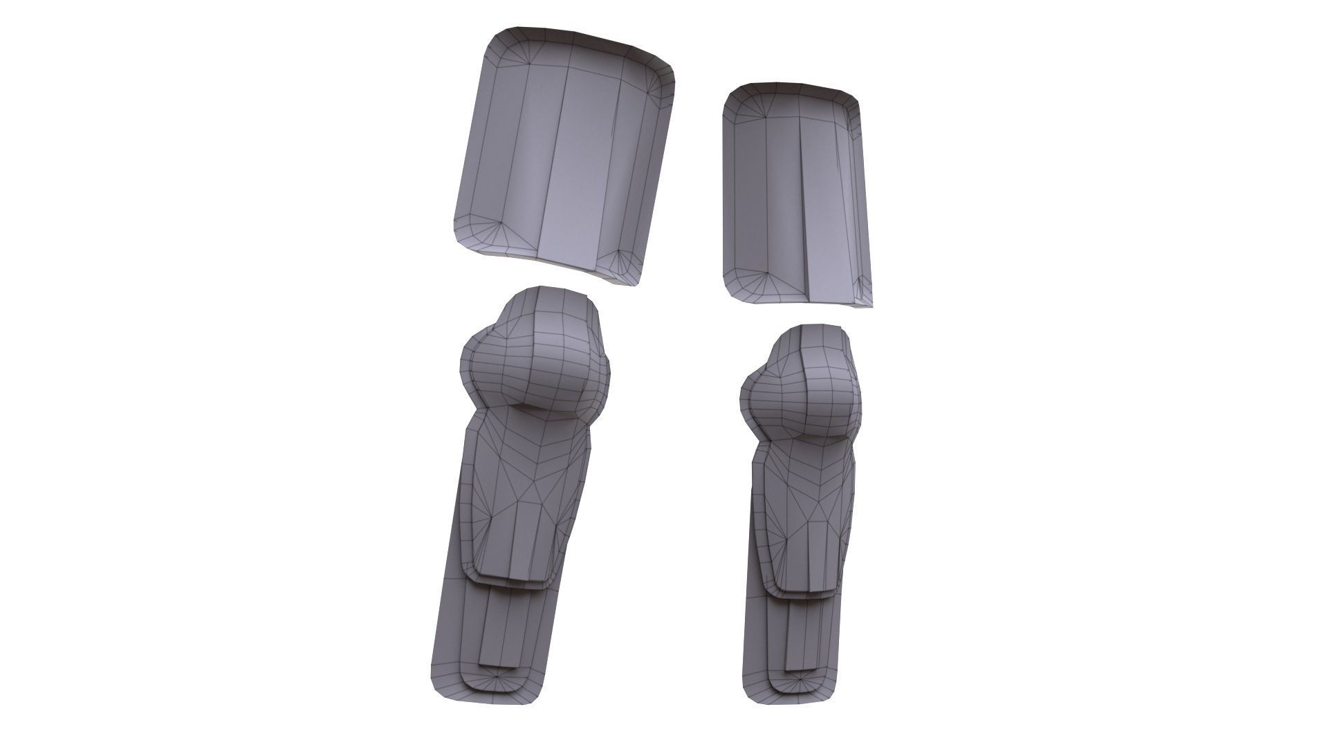 3D model Military Knee Pads VR / AR / low-poly | CGTrader
