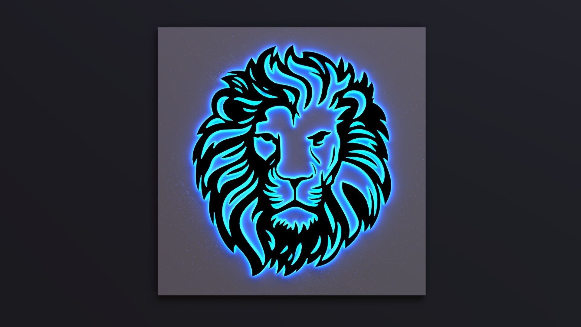 3D Lion Logo free 3D model | CGTrader