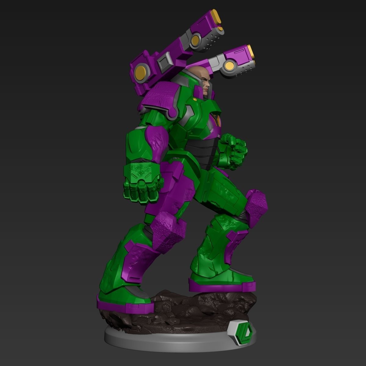 Lex Luthor War machine Superman STL 3d printing colllectibles 3D model ...