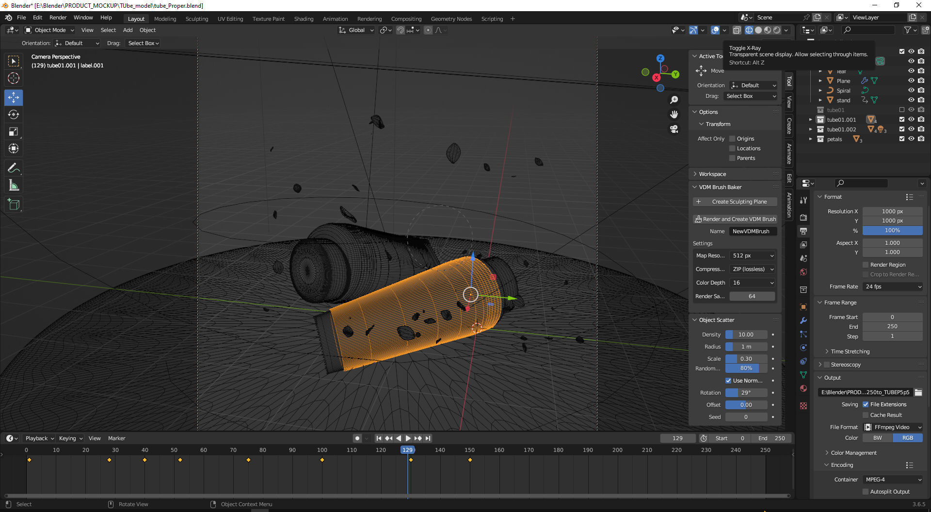 3D model Cream Tube Product Mock Animated 3D VR / AR / low-poly | CGTrader