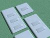3D model low poly 5 light switches VR / AR / low-poly | CGTrader