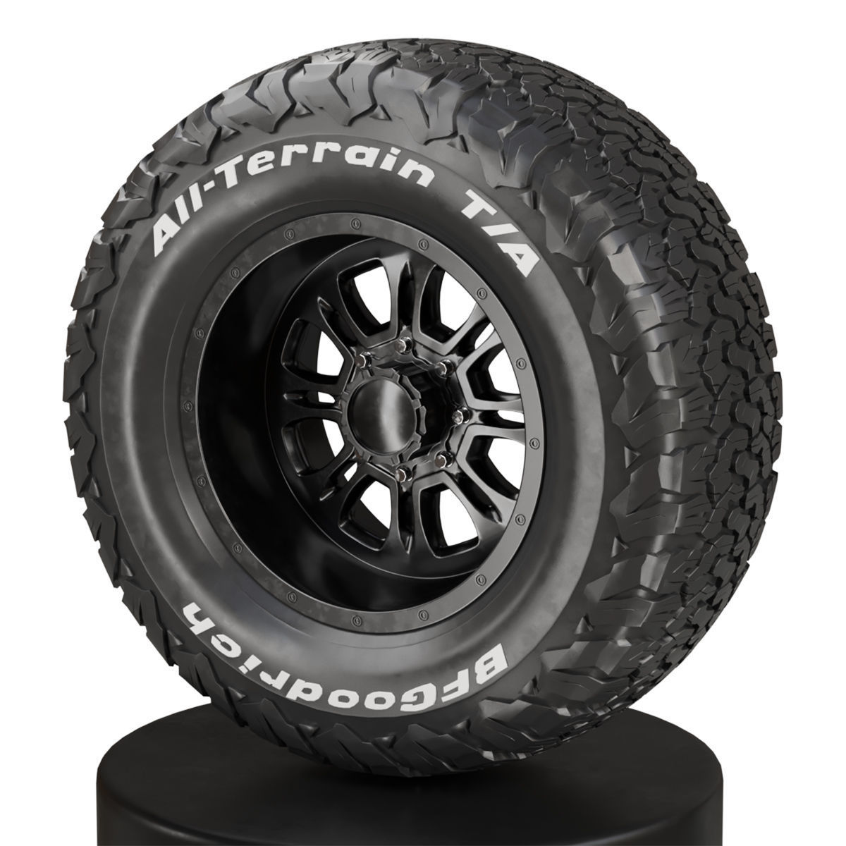 BFGoodrich All Terrain TA KO2 Tire 3d model 3D model | CGTrader