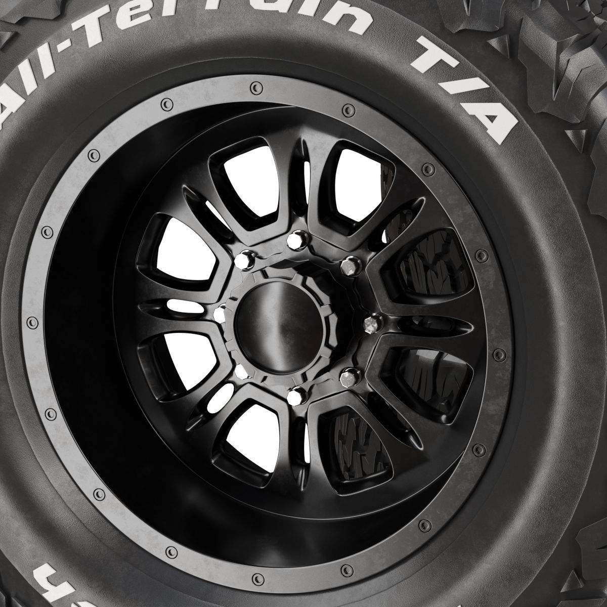 BFGoodrich All Terrain TA KO2 Tire 3d model 3D model | CGTrader
