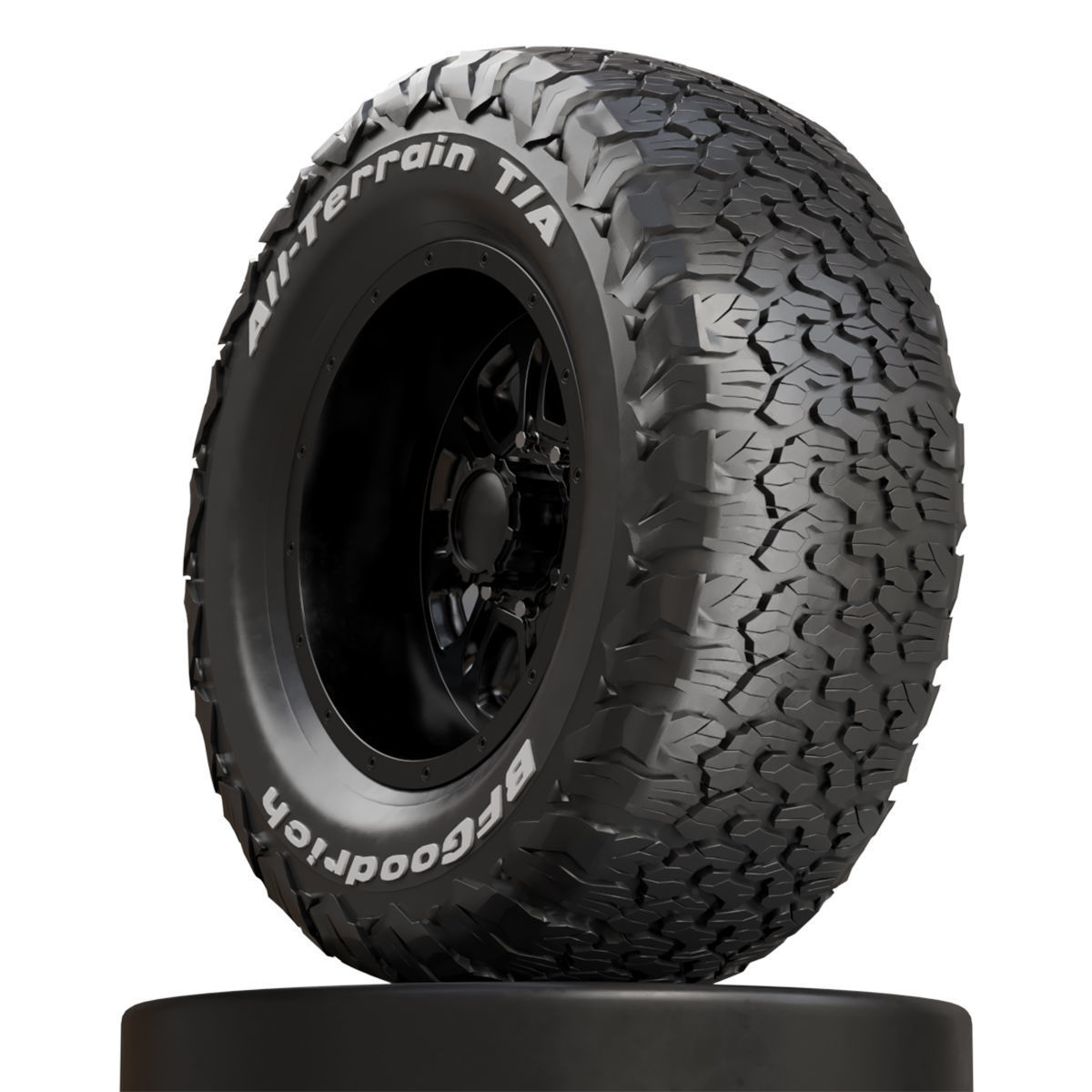 BFGoodrich All Terrain TA KO2 Tire 3d model 3D model | CGTrader