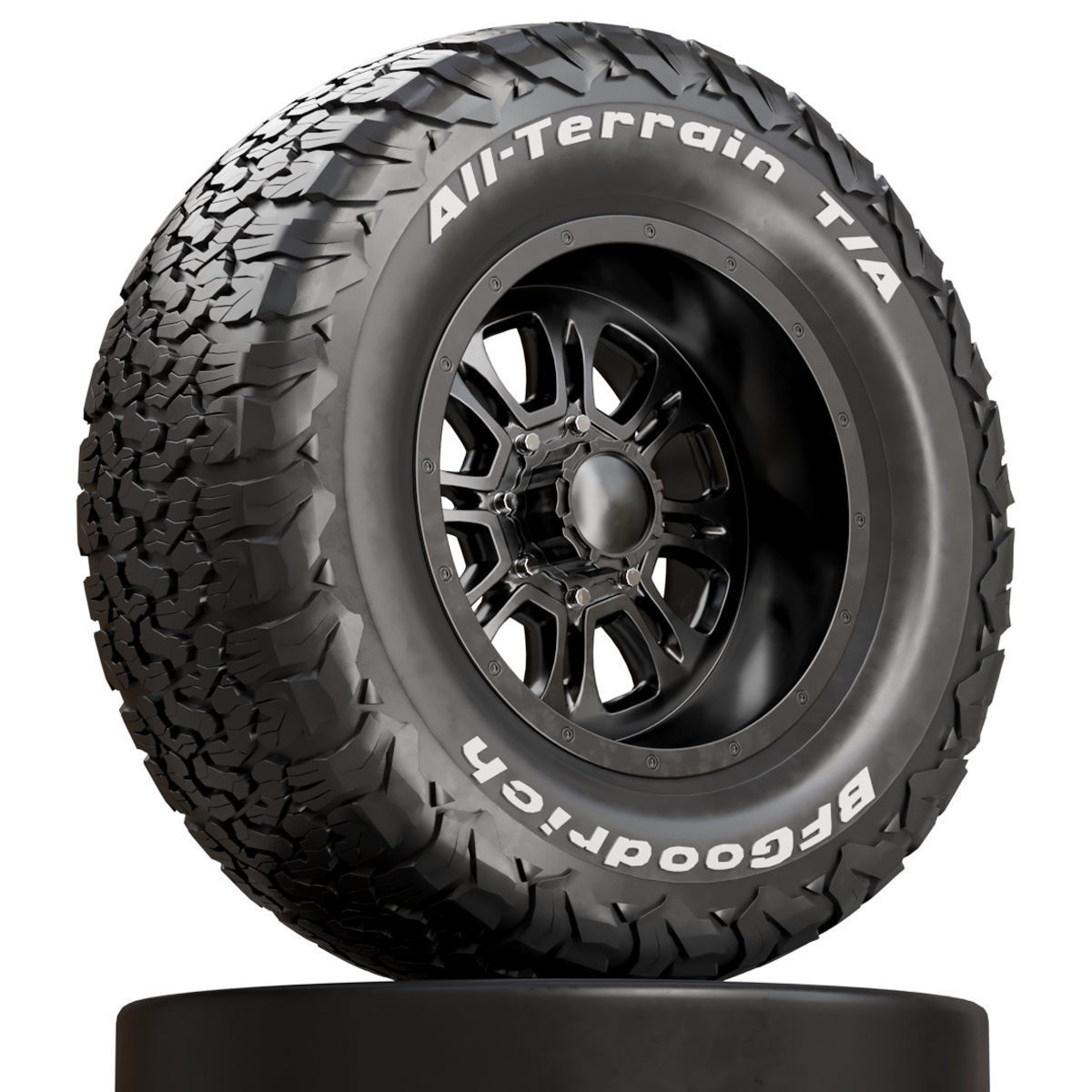 BFGoodrich All Terrain TA KO2 Tire 3d model 3D model | CGTrader