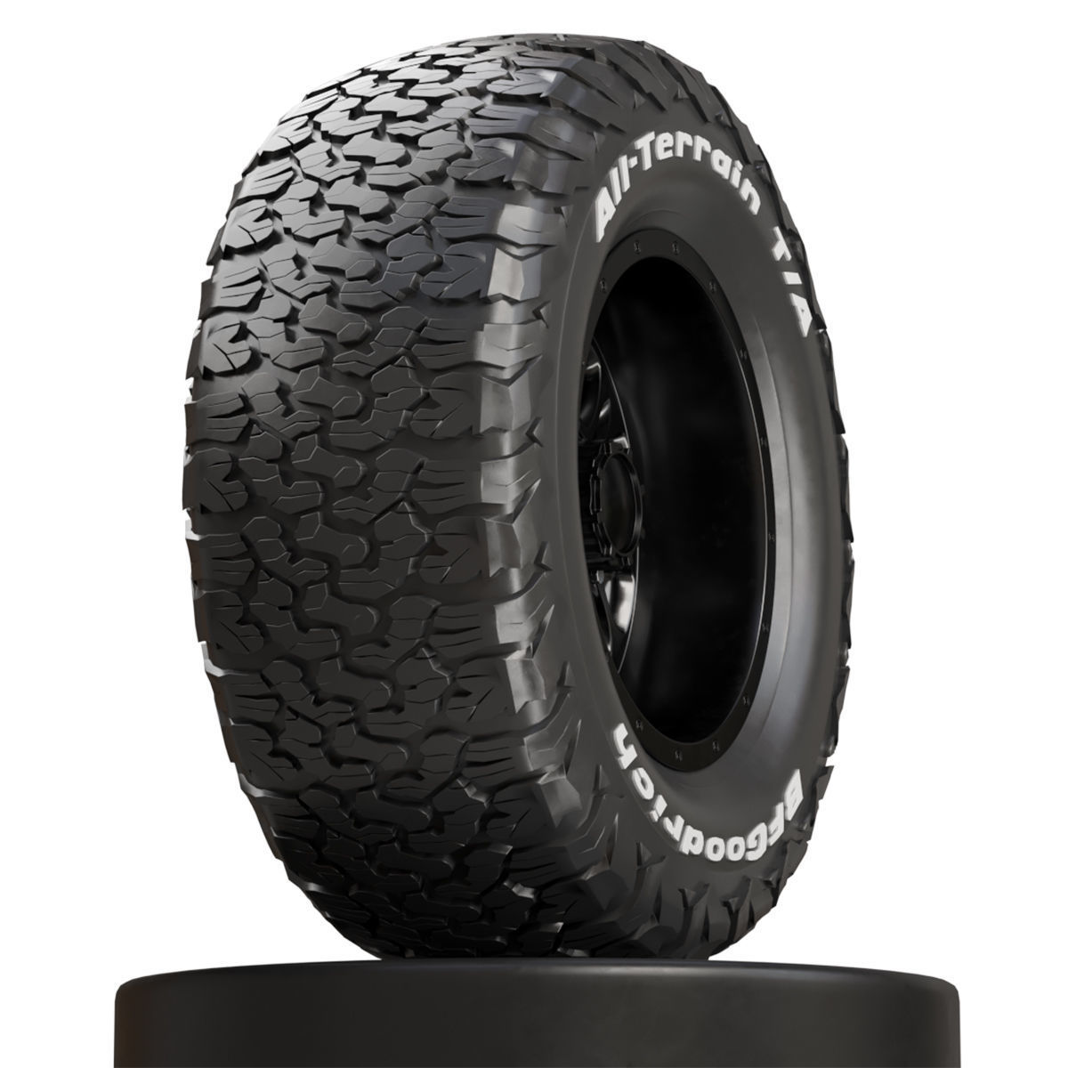 BFGoodrich All Terrain TA KO2 Tire 3d model 3D model | CGTrader