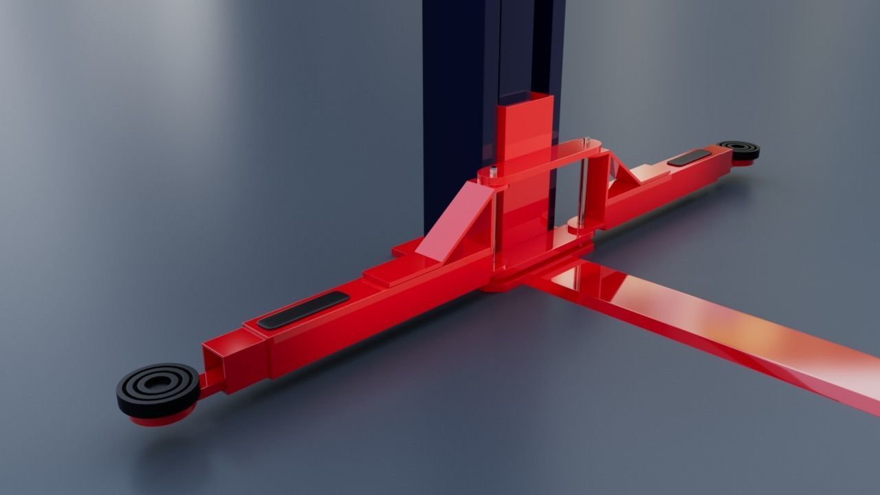 CLARKE Baseplate Car Lift 3D model | CGTrader