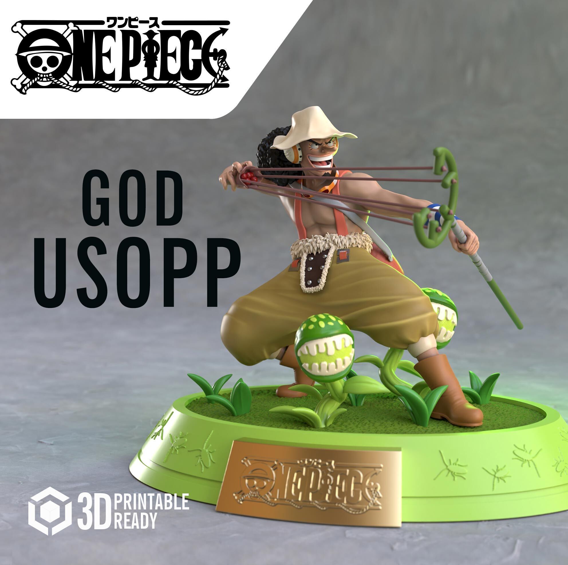 Usopp from One Piece 3D Print Model 3D model 3D printable | CGTrader