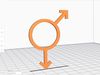 3D model Gender Symbols -Gay2 VR / AR / low-poly | CGTrader