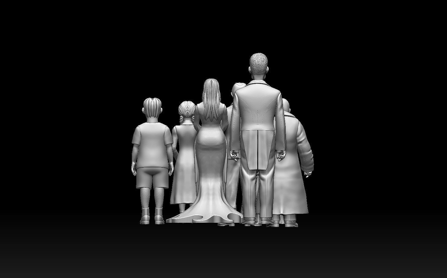 the addams family 3D model 3D printable | CGTrader