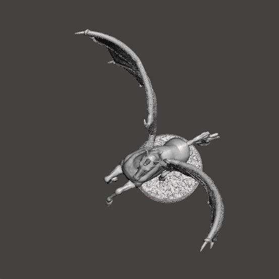 EVIL UNICORN MINIATURE MODEL FOR FANTASY GAMES DND RPG 3D model 3D printable | CGTrader