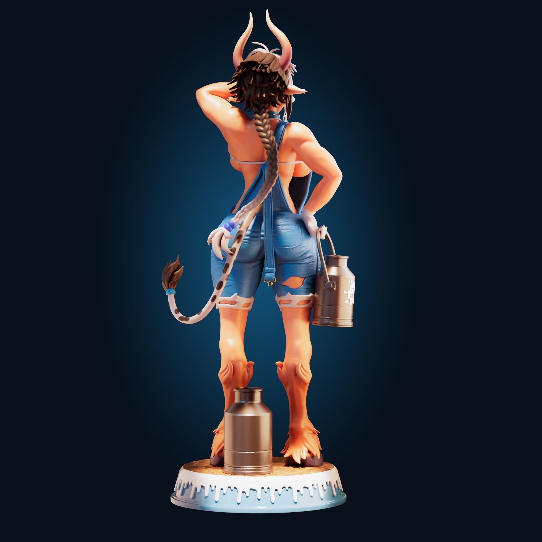 CATHYL MONSTER GIRL MONSTER MUSUME 4 VARIATIONS 3D PRINT MODEL 3D model ...