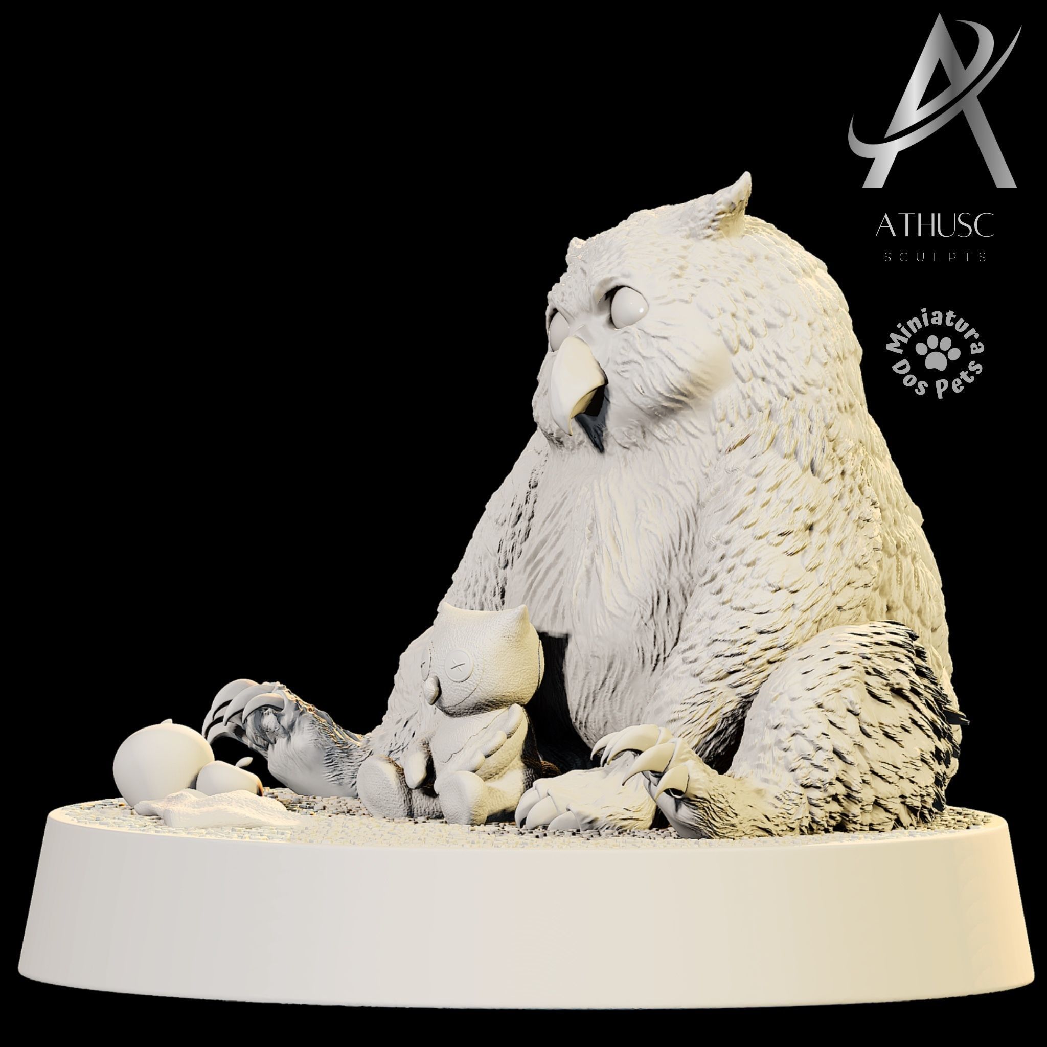 Owlbear Cub Baldurs Gate 3 3d Model 3d Printable Cgtrader