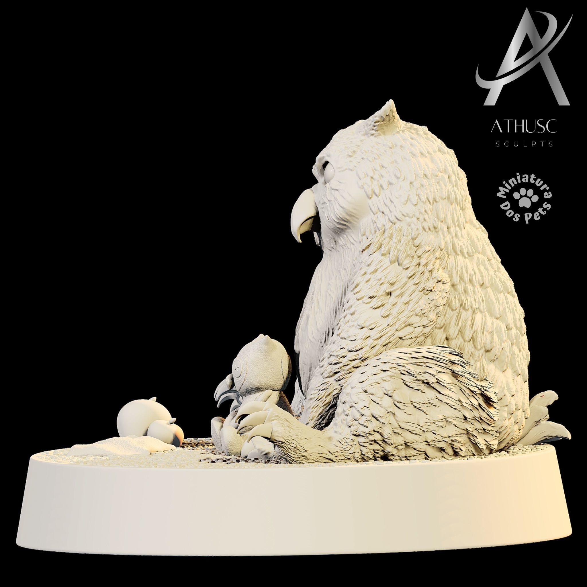 Owlbear Cub - Baldurs Gate 3 3D model 3D printable | CGTrader