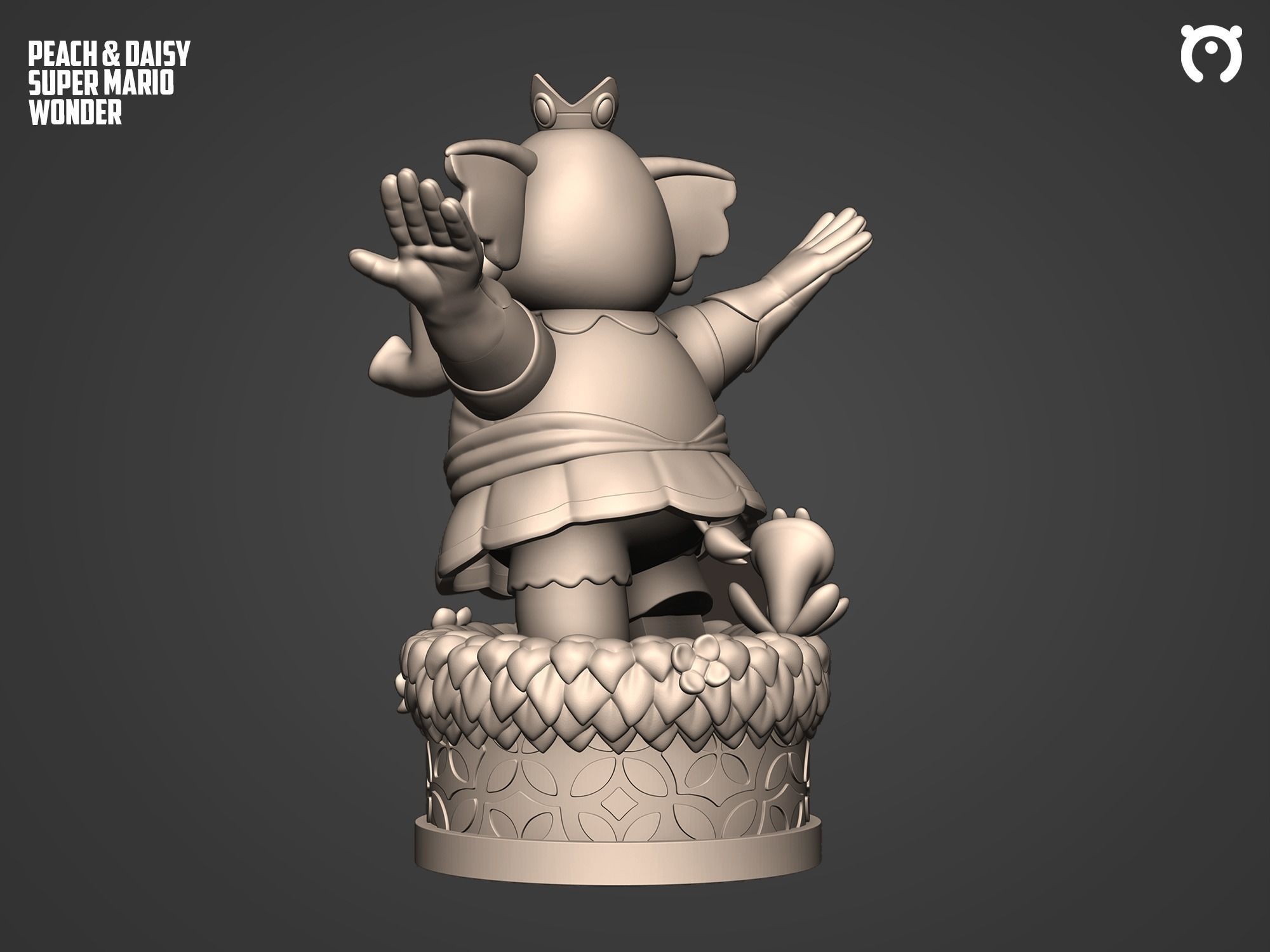 Princesas Elefante - Super Mario Wonder 3D model 3D printable | CGTrader