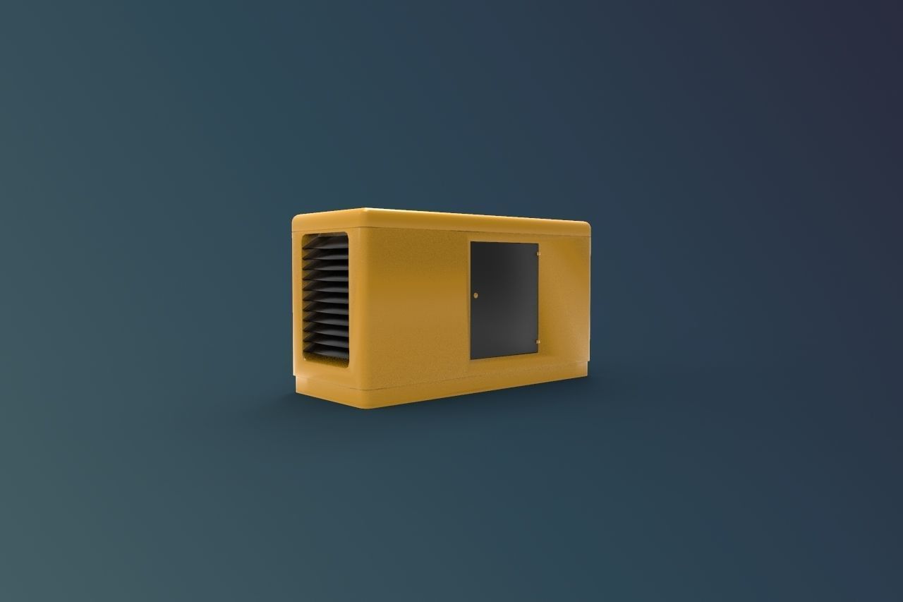 Industrial Generator free VR / AR / low-poly 3D model | CGTrader