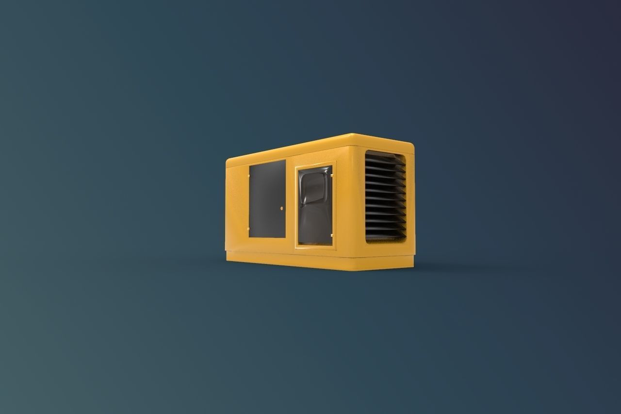 Industrial Generator free VR / AR / low-poly 3D model | CGTrader