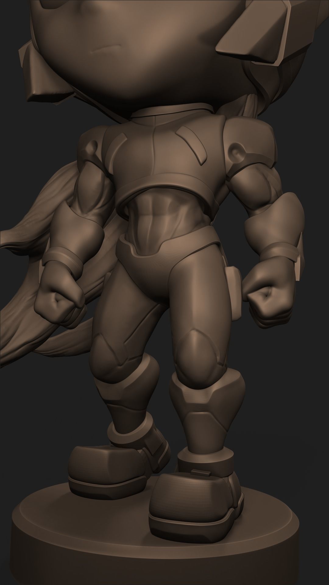 Megaman Zero Chibi 3D model 3D printable | CGTrader