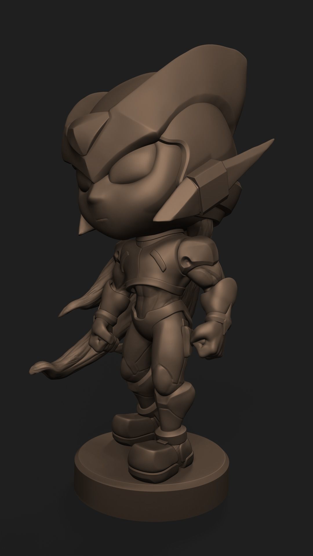 Megaman Zero Chibi 3D model 3D printable | CGTrader