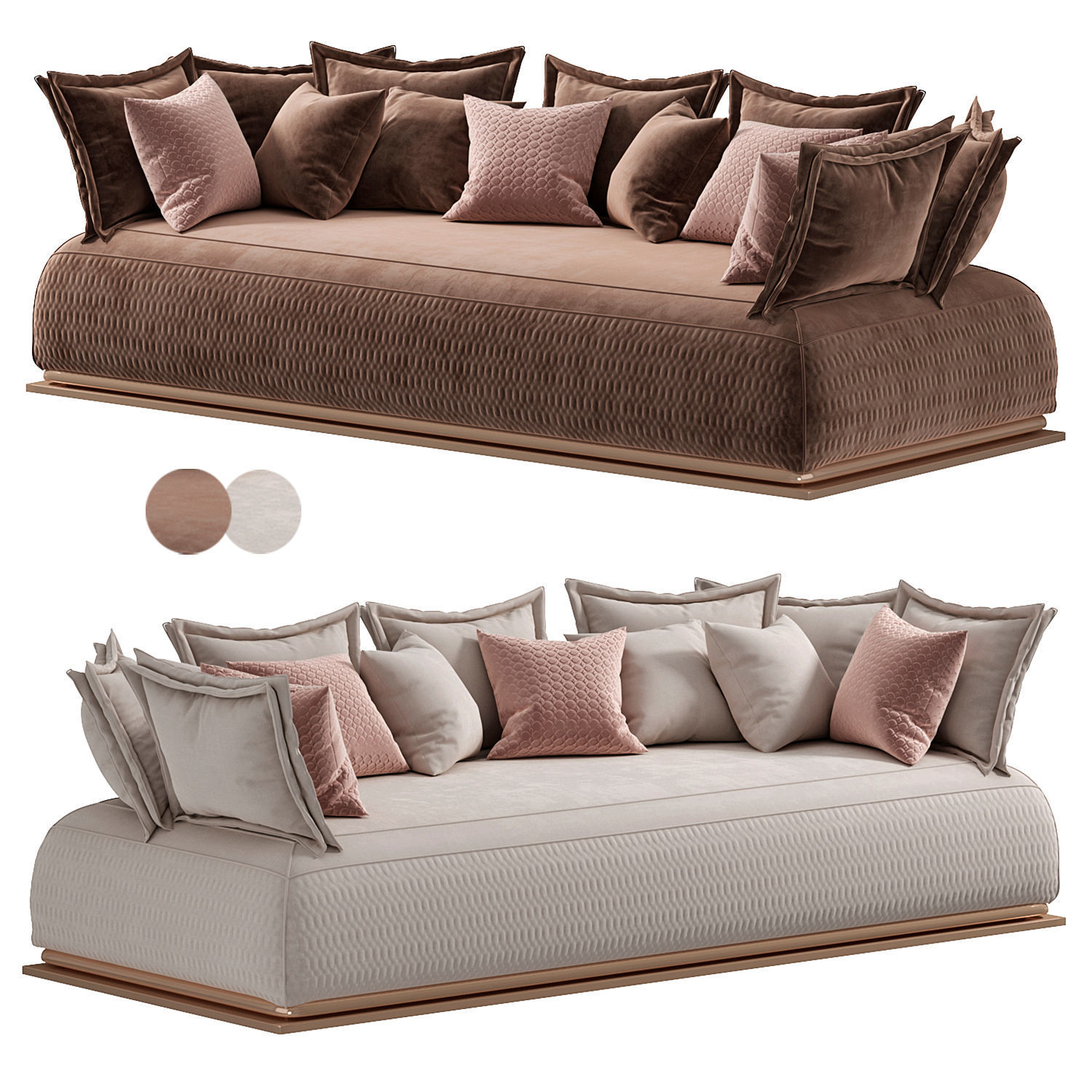 Shino Sofa By Visionnaire 3D model | CGTrader