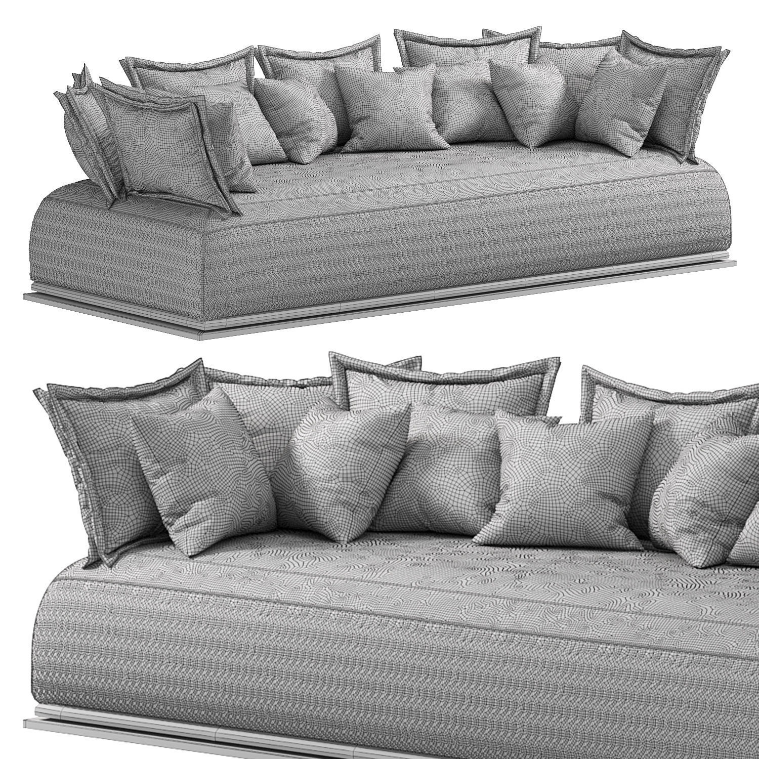 Shino Sofa By Visionnaire 3D model | CGTrader