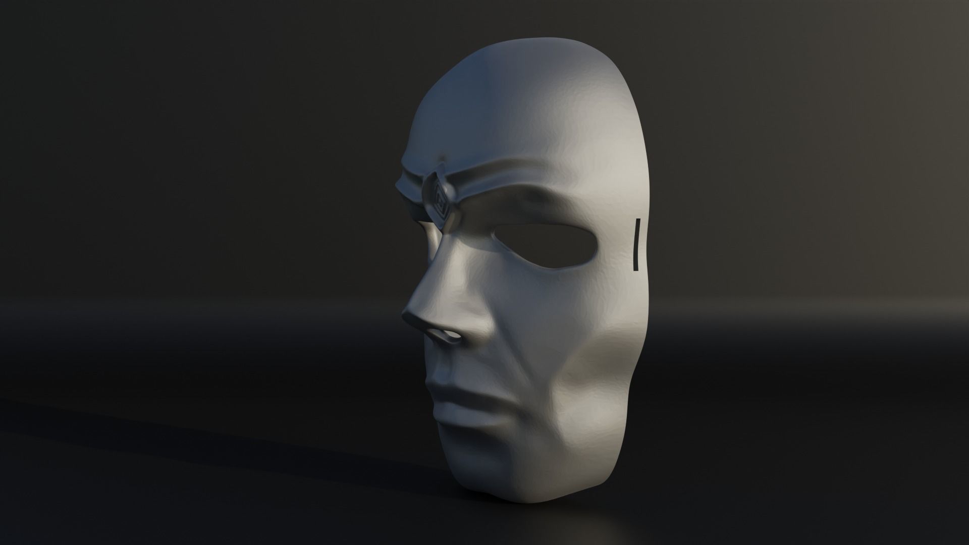 Superhero Costume Full Face Cosplay Mask 3D model 3D printable | CGTrader