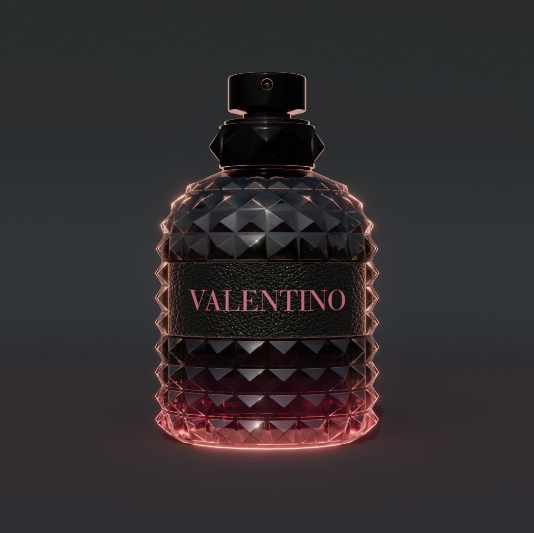 Valentino perfume blender 4 beta 3D model animated | CGTrader