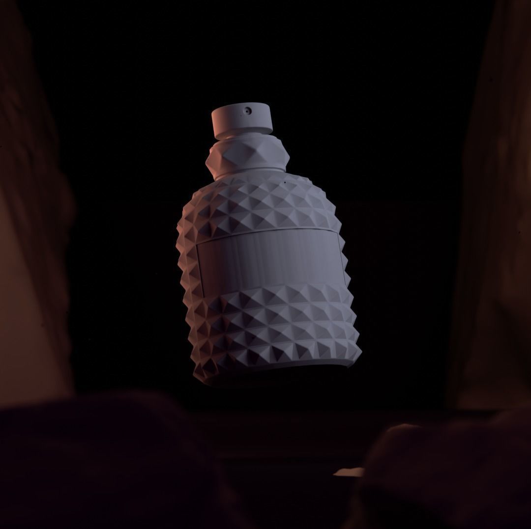 Valentino perfume blender 4 beta 3D model animated | CGTrader