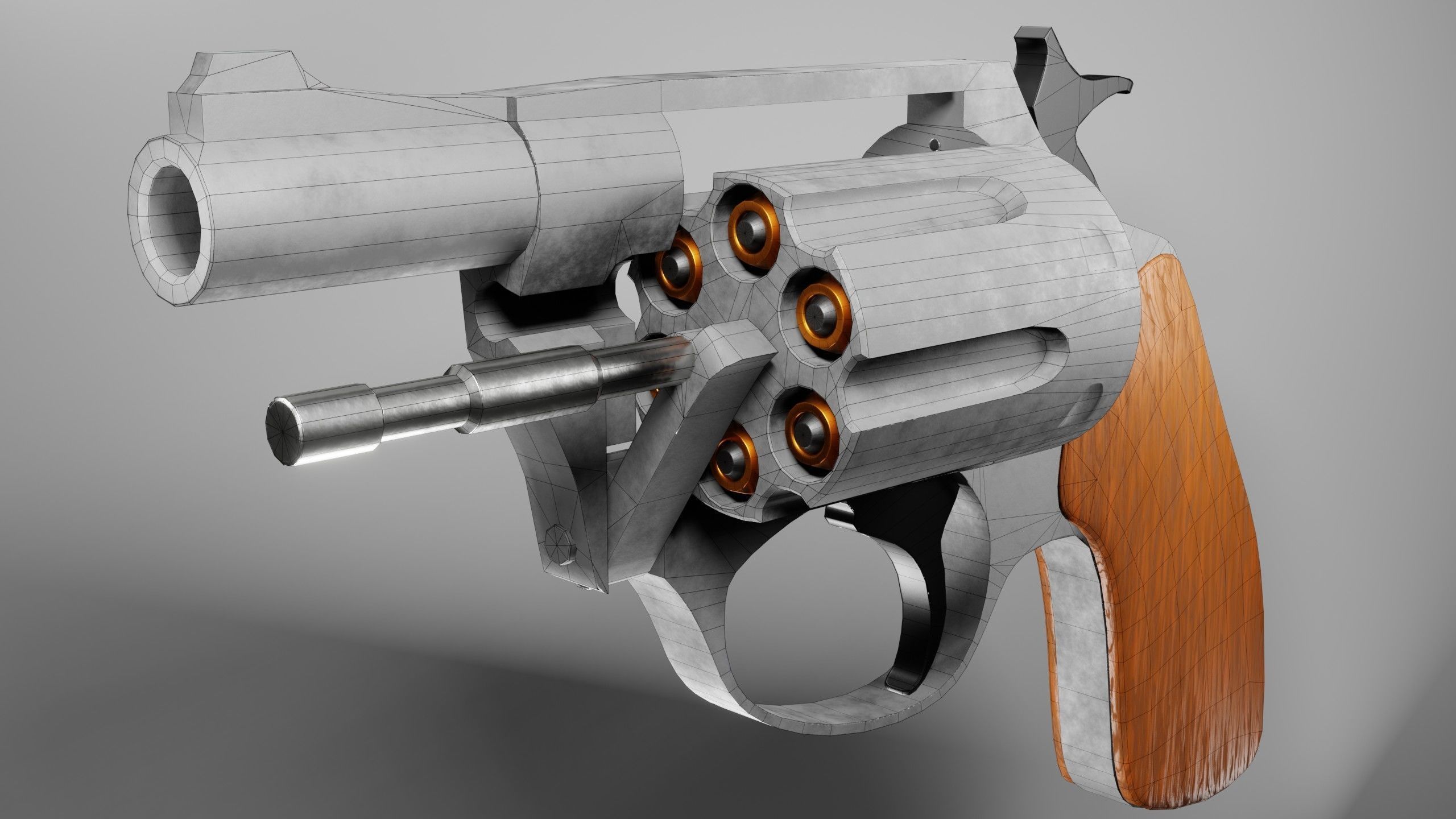 Undercover 32 Revolver free VR / AR / low-poly 3D model | CGTrader