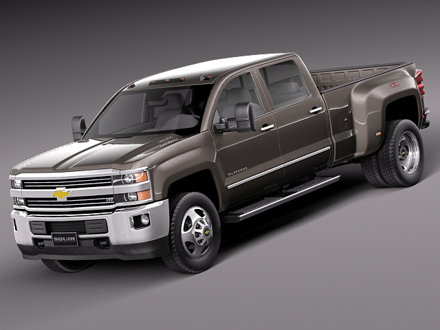 Chevrolet Silverado HD 2015 Long 3D model | CGTrader