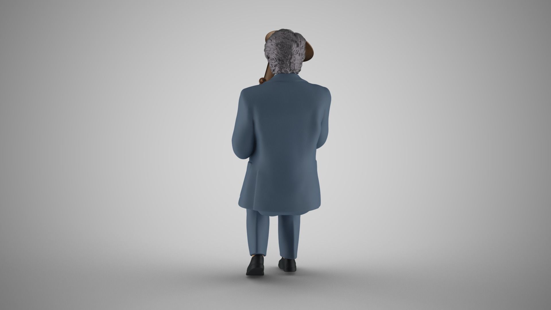 Man Playing Tuba 3D model 3D printable | CGTrader