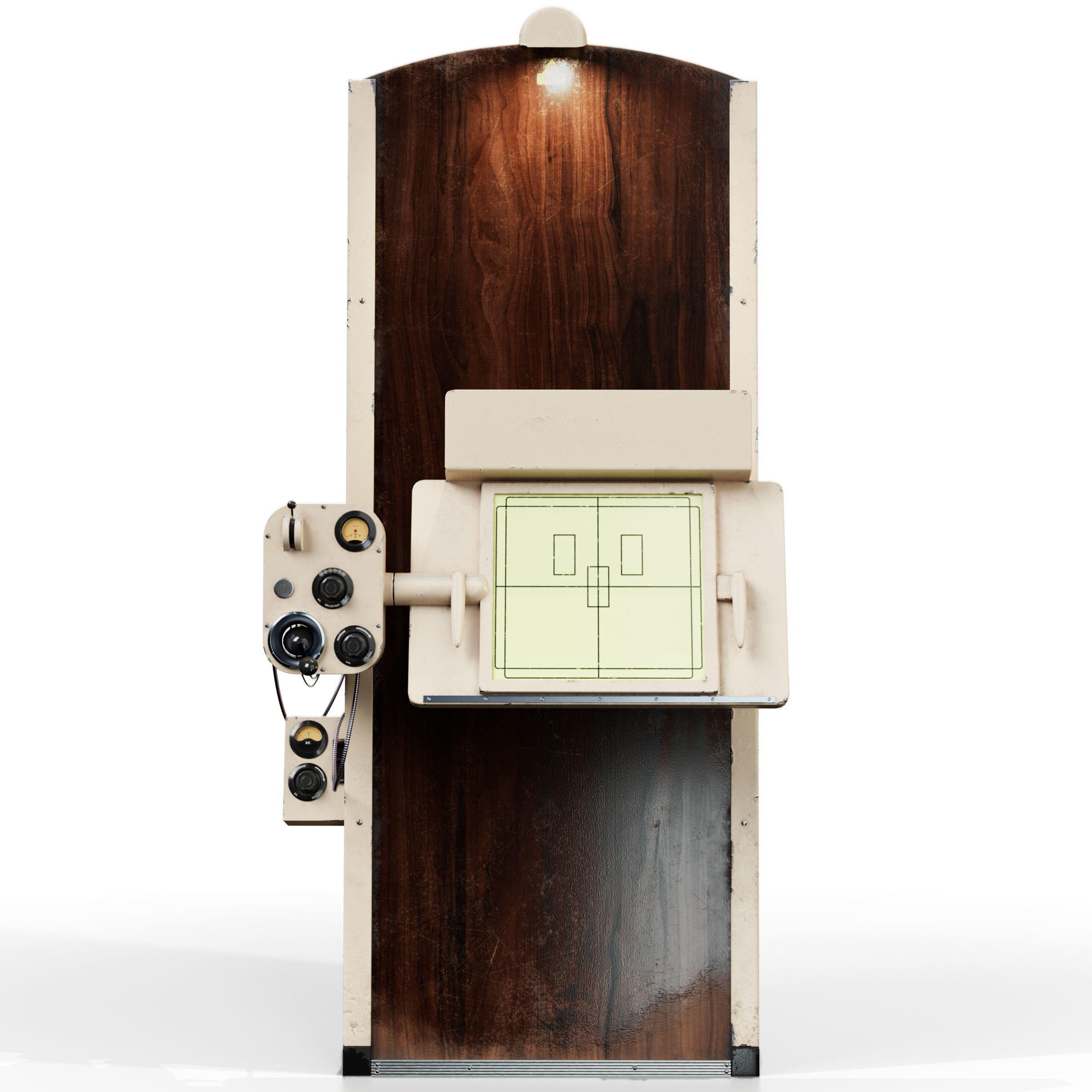 3D model Thorascope Fluoroscopic X-Ray unit By General Radiological Ltd ...