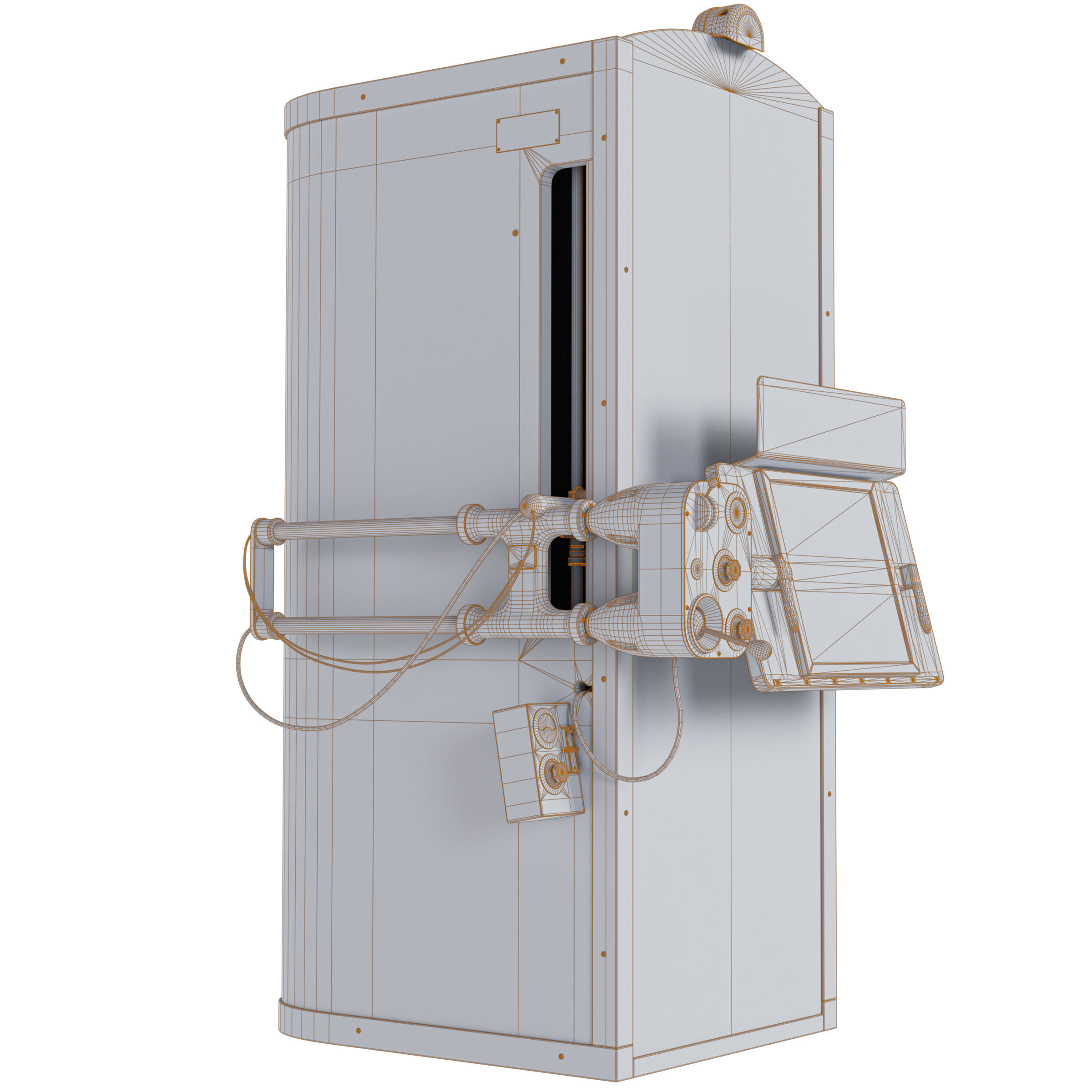 3D model Thorascope Fluoroscopic X-Ray unit By General Radiological Ltd ...