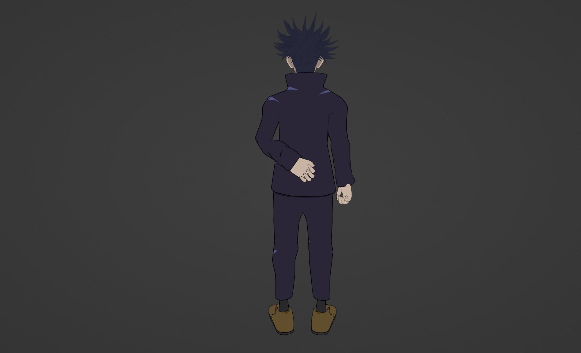 Megumi Fushiguro 3D model rigged | CGTrader