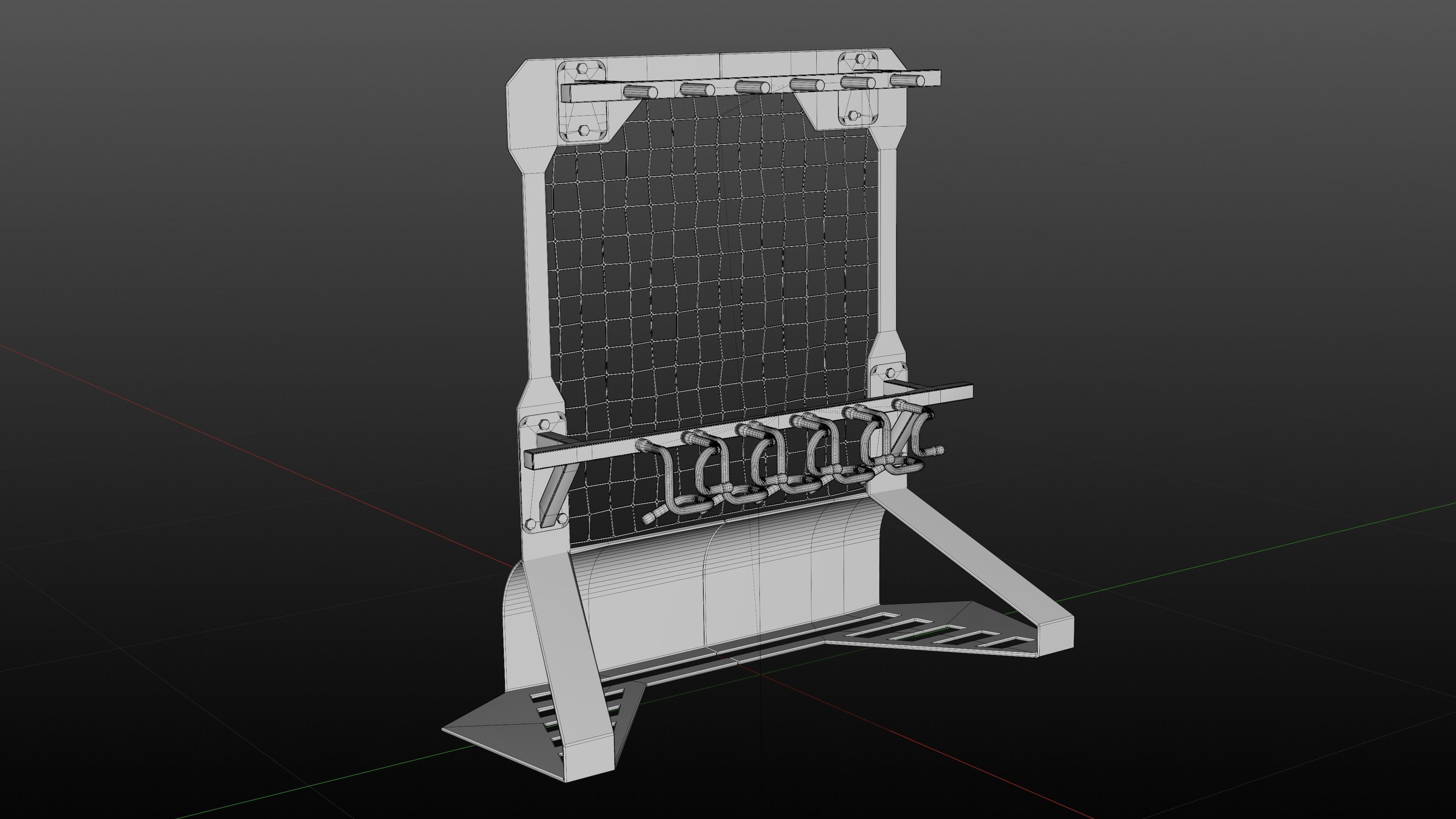 Gun rack free VR / AR / low-poly 3D model rigged | CGTrader
