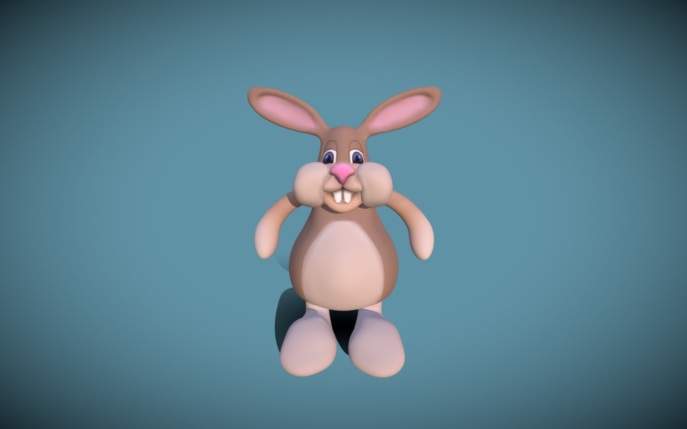 3D model Rabbit Character - UV - Texture VR / AR / low-poly | CGTrader