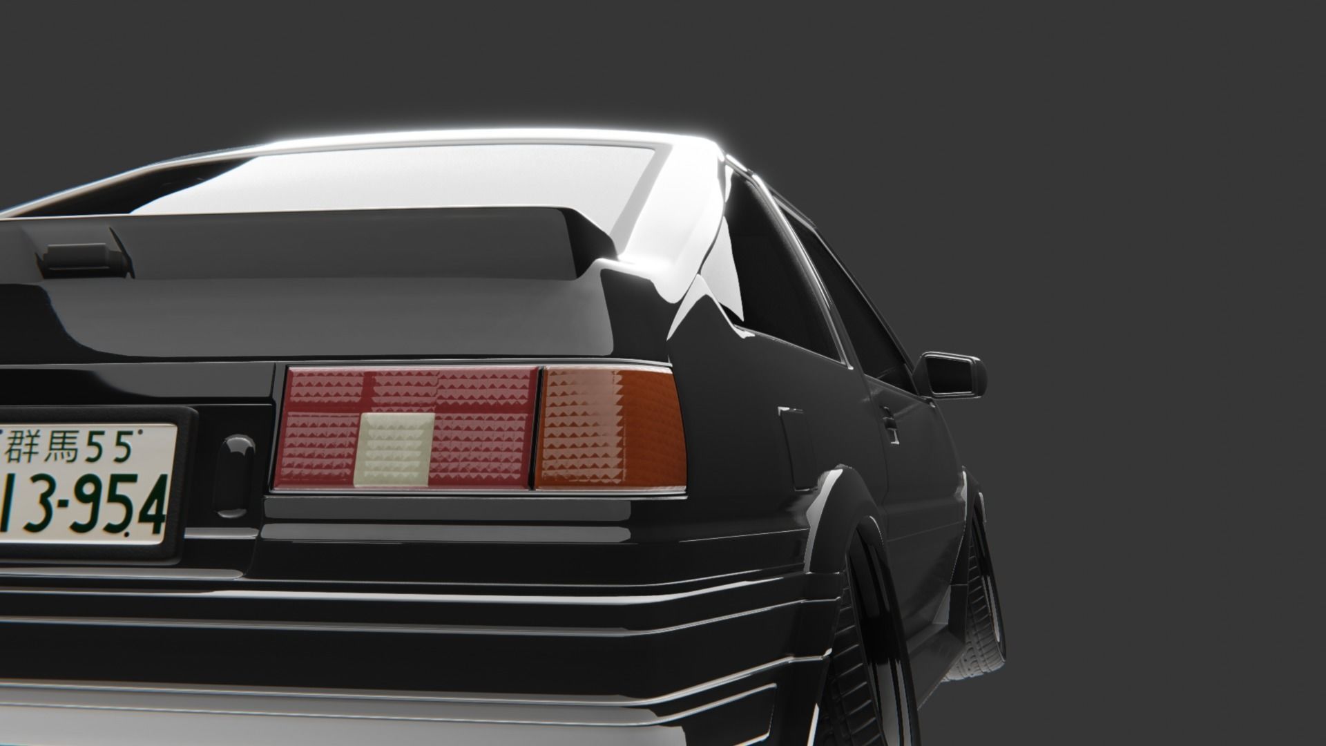 Toyata Sprinter 3D model animated rigged | CGTrader