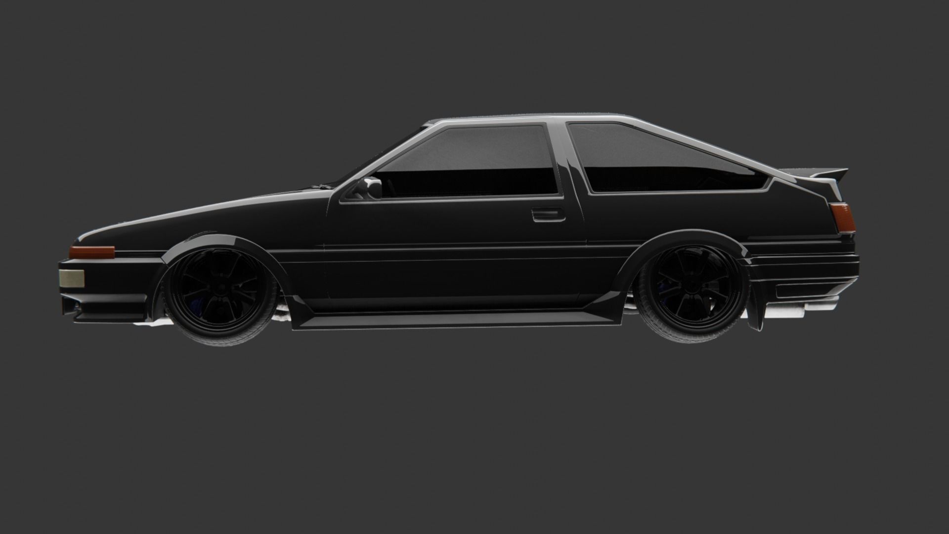 Toyata Sprinter 3D model animated rigged | CGTrader